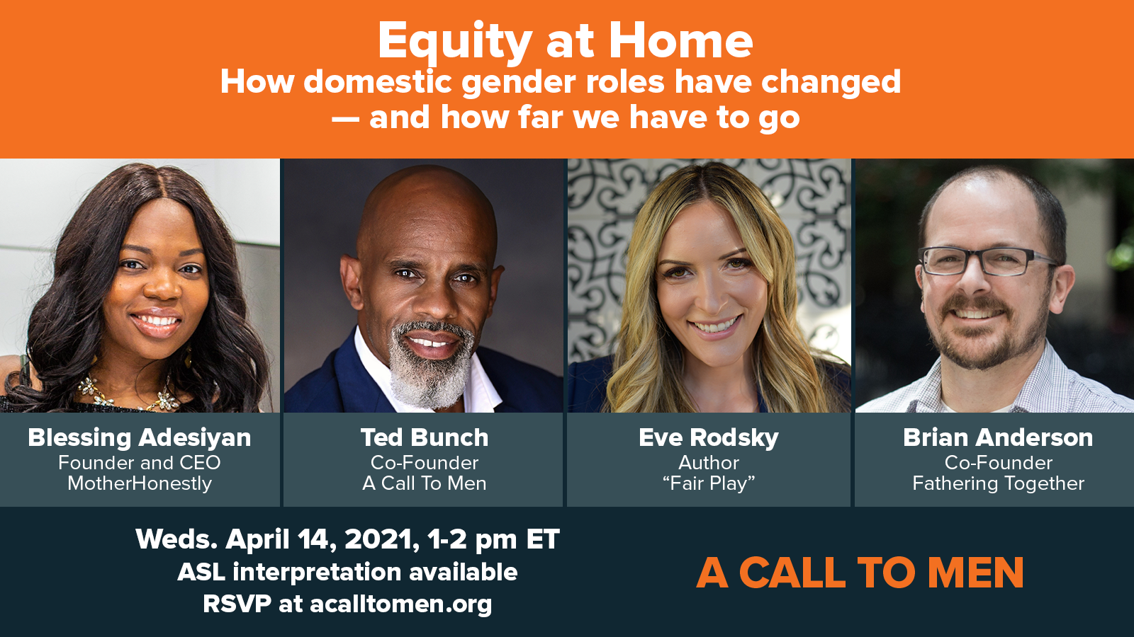 Community Conversation: Equity at Home - A Call to Men Community Conversation: Equity at Home - A Call to Men