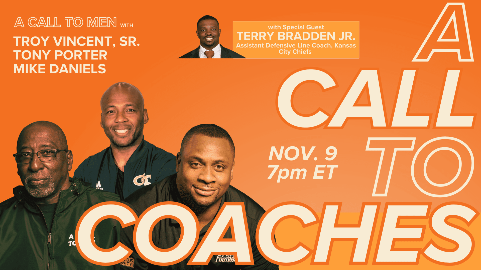 A Call to Coaches – Nov. 9th Huddle Up with NFL's Terry Bradden, Jr ...