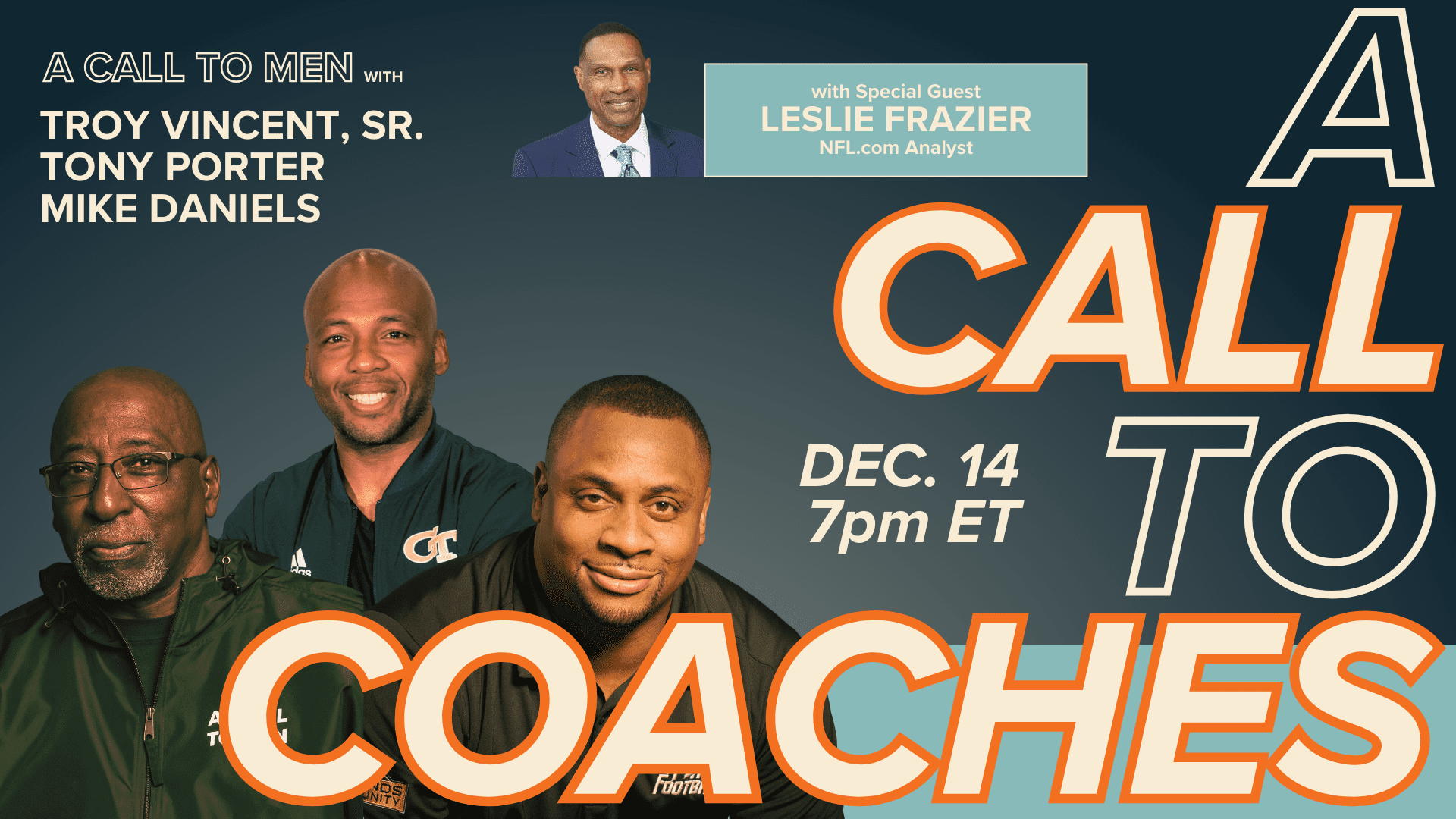 A Call to Coaches – Dec. 14th Huddle Up with Leslie Frazier, NFL.com ...